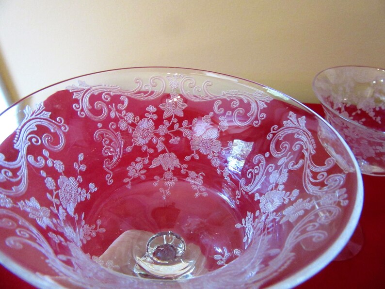 A Single Cambridge Glass chantilly Pattern - Etsy