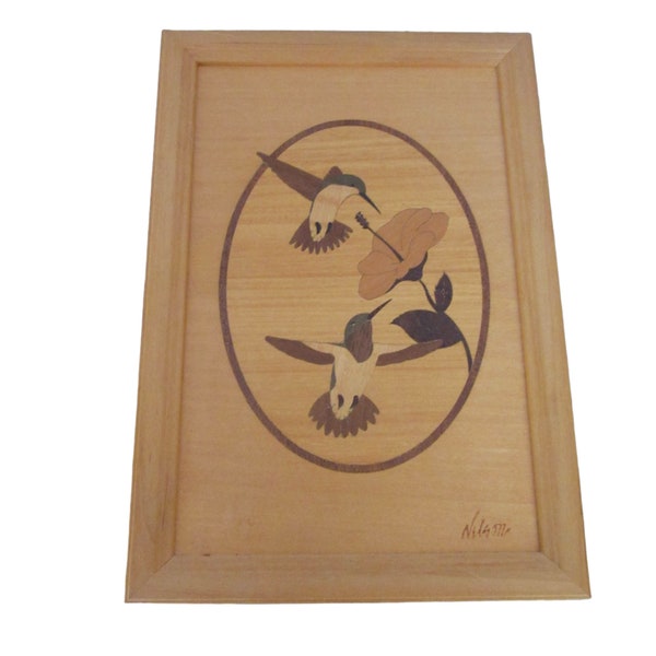 Marquetry Picture - Etsy