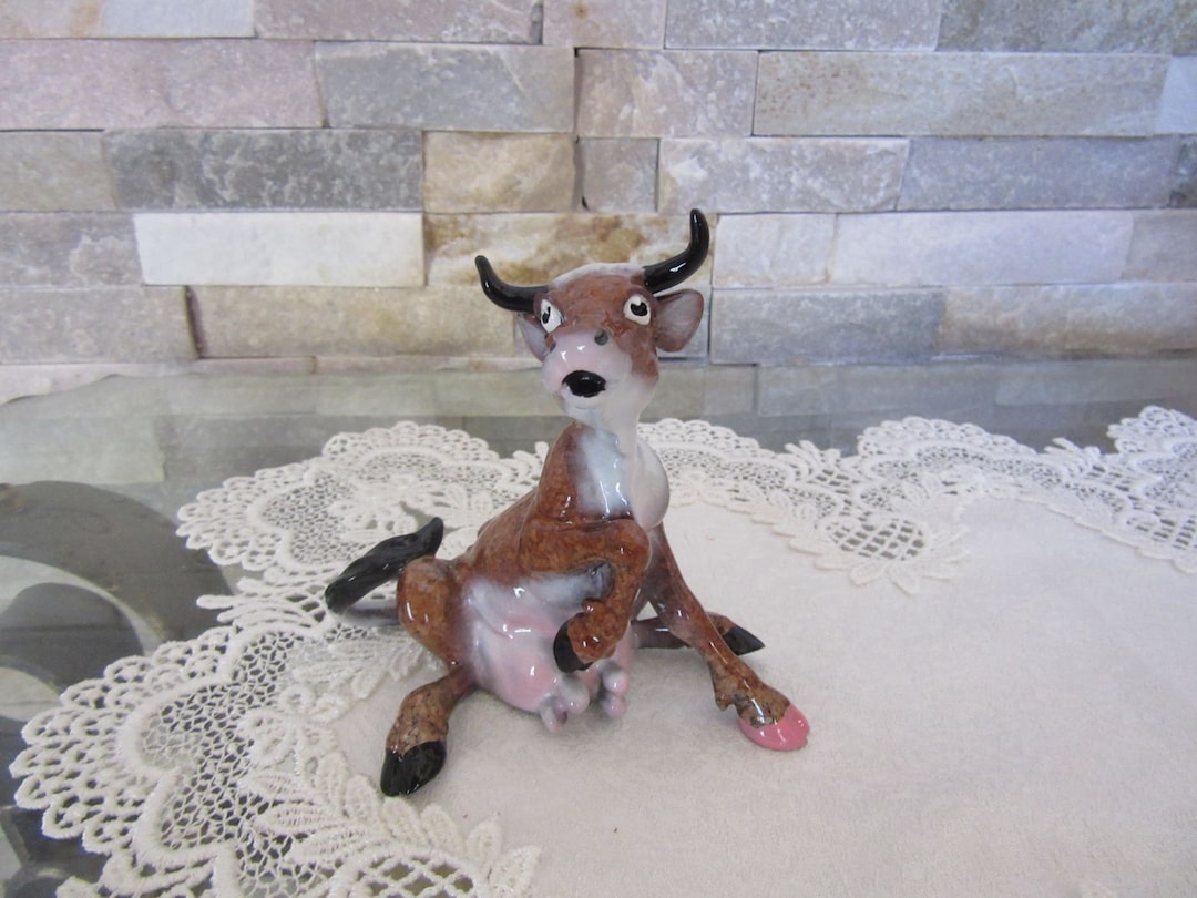 Adorable Kitty Critters Clementine Cow Figure - Etsy