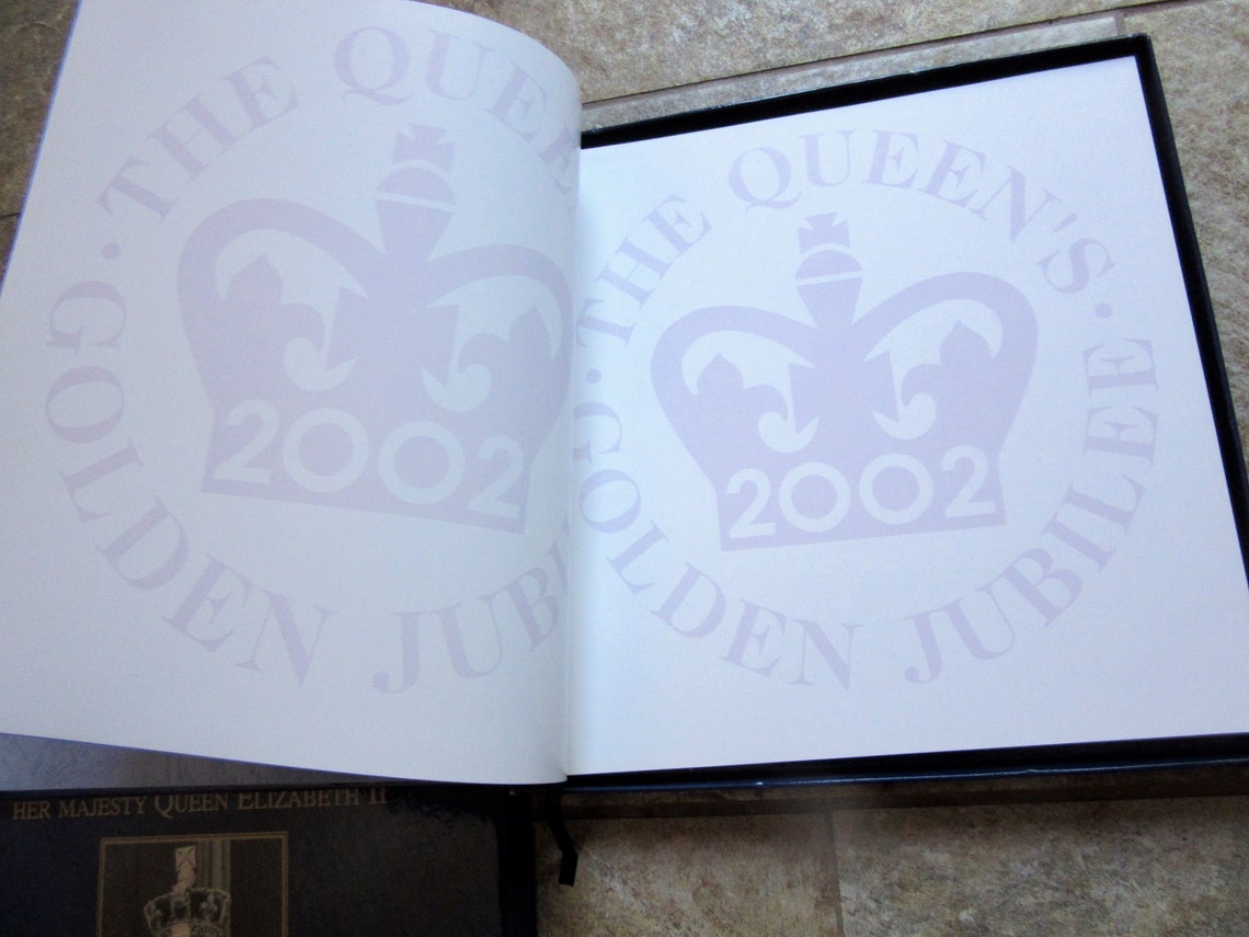 RARE Boxed Set of Queen Elizabeth, "golden Jubilee 1952-2002" W ...