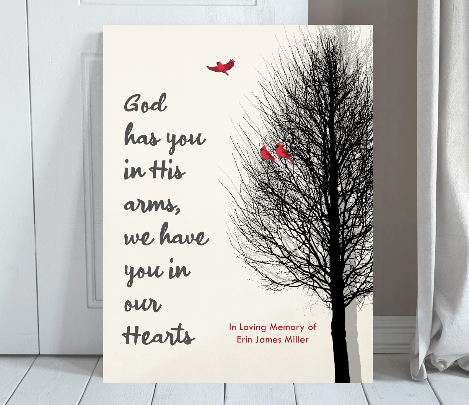 Sympathy Gift Loss of Mother Cardinal Birds God Has You in | Etsy