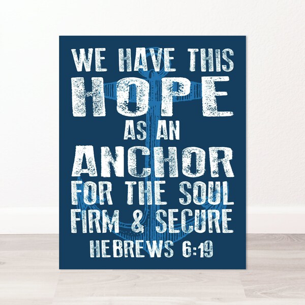 Nautical Bible Verse - Etsy