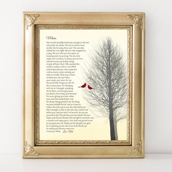 Printable Cardinal Poem - Etsy