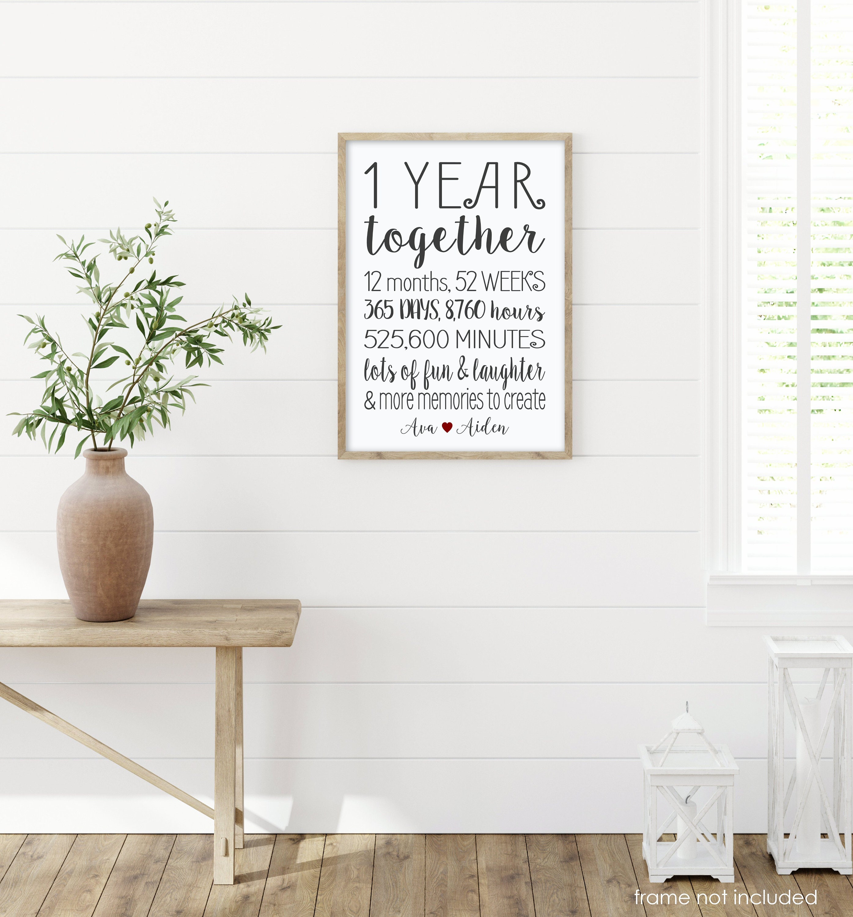 1 Year Anniversary Gift for Boyfriend One Year Together - Etsy Canada
