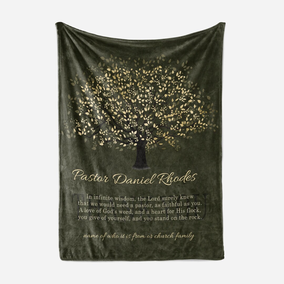 Pastor Appreciation Gift, Personalized Name in Infinite Wisdom Poem ...