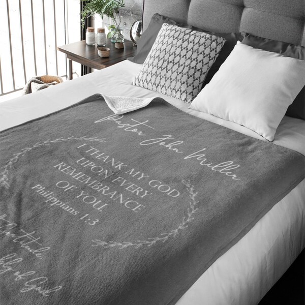Pastor Appreciation Blanket - Etsy
