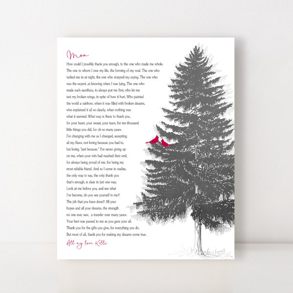 Printable Cardinal Poem - Etsy