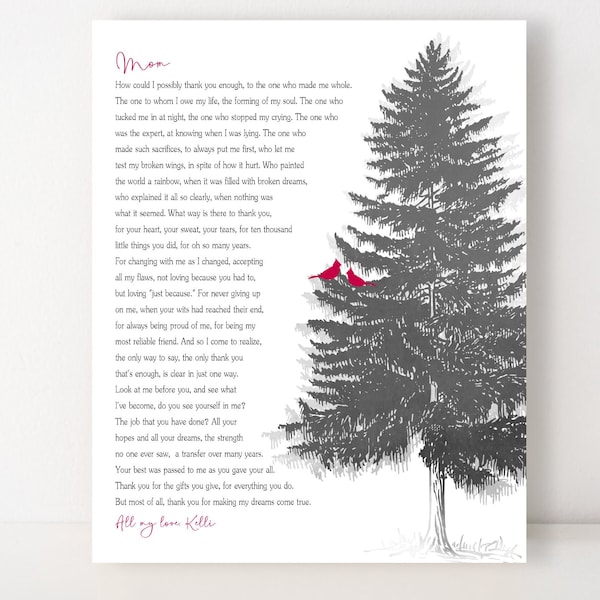 Printable Cardinal Poem - Etsy