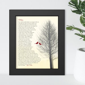 Gift for Mom Poem, Mothers Day, Mom From Daughter Personalized Print ...