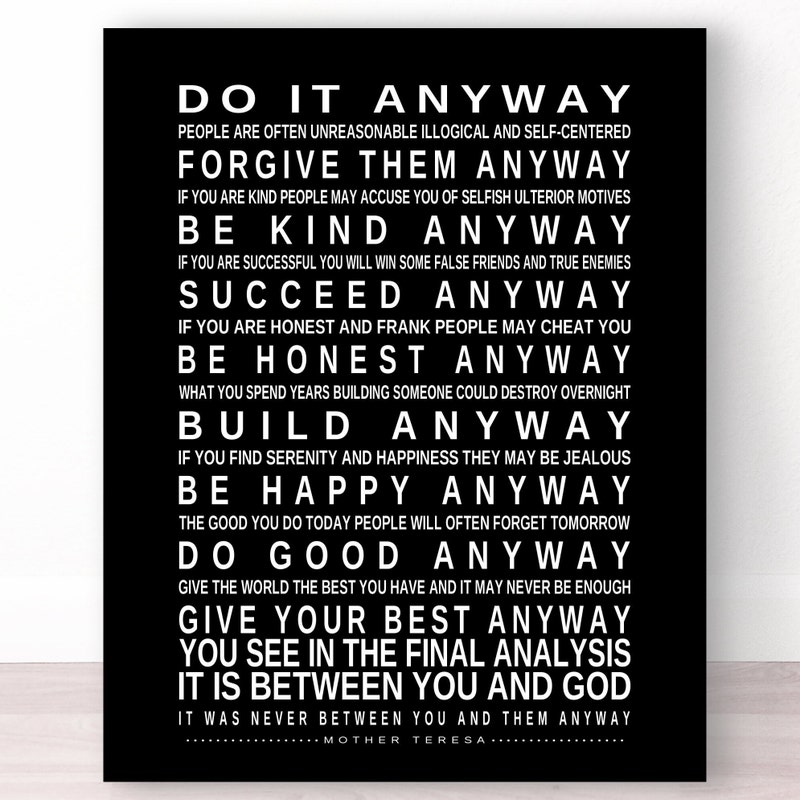 Be Kind Anyway - Etsy