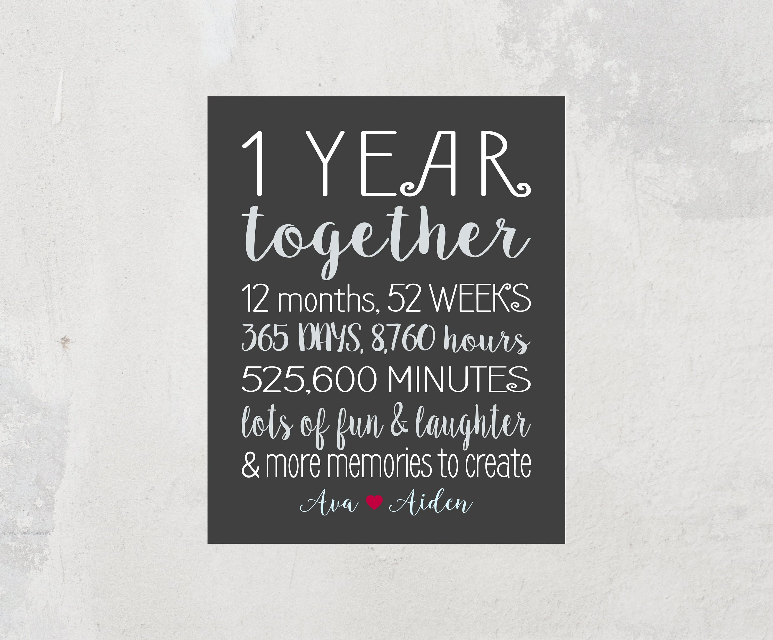 Together One Year Quotes
