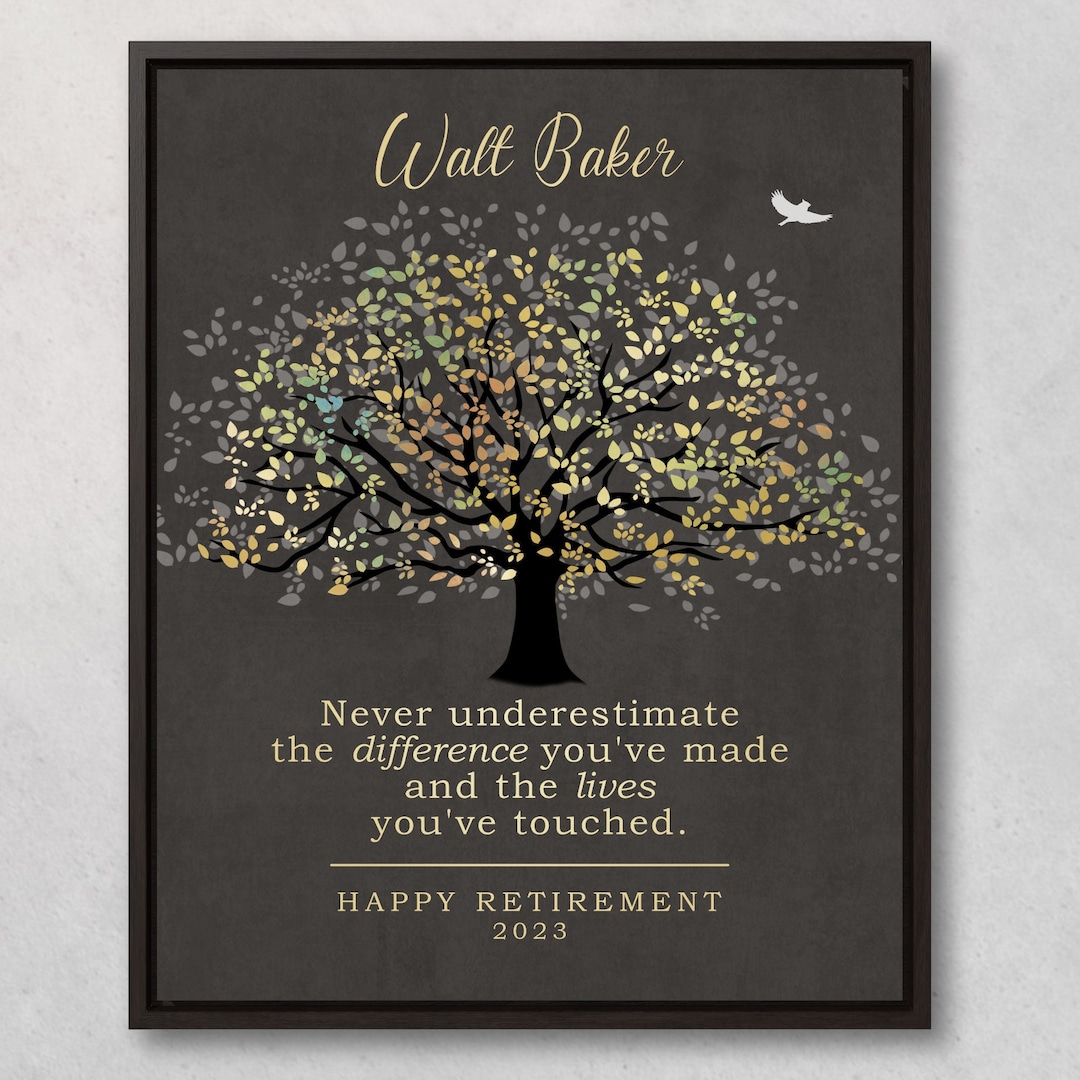 Manager Retirement Gift Personalized, Boss Leaving, Gift for Coworker ...