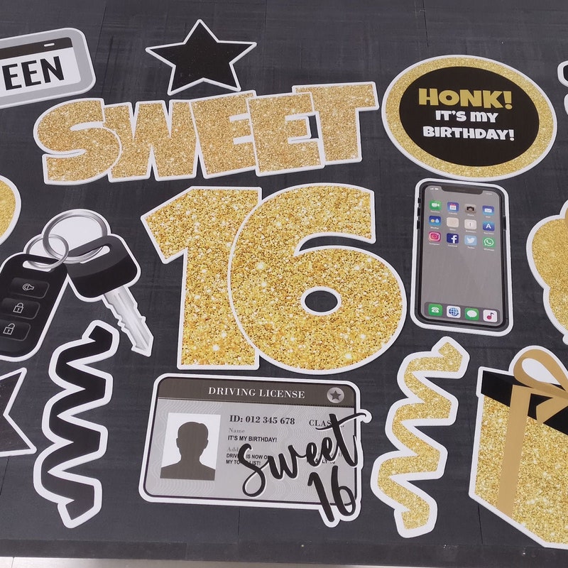 Sweet 16 Birthday Yard Sign - Etsy