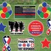 Thank You First Responders - Full Sheet Bundle - 10 Piece Yard Card Set ...