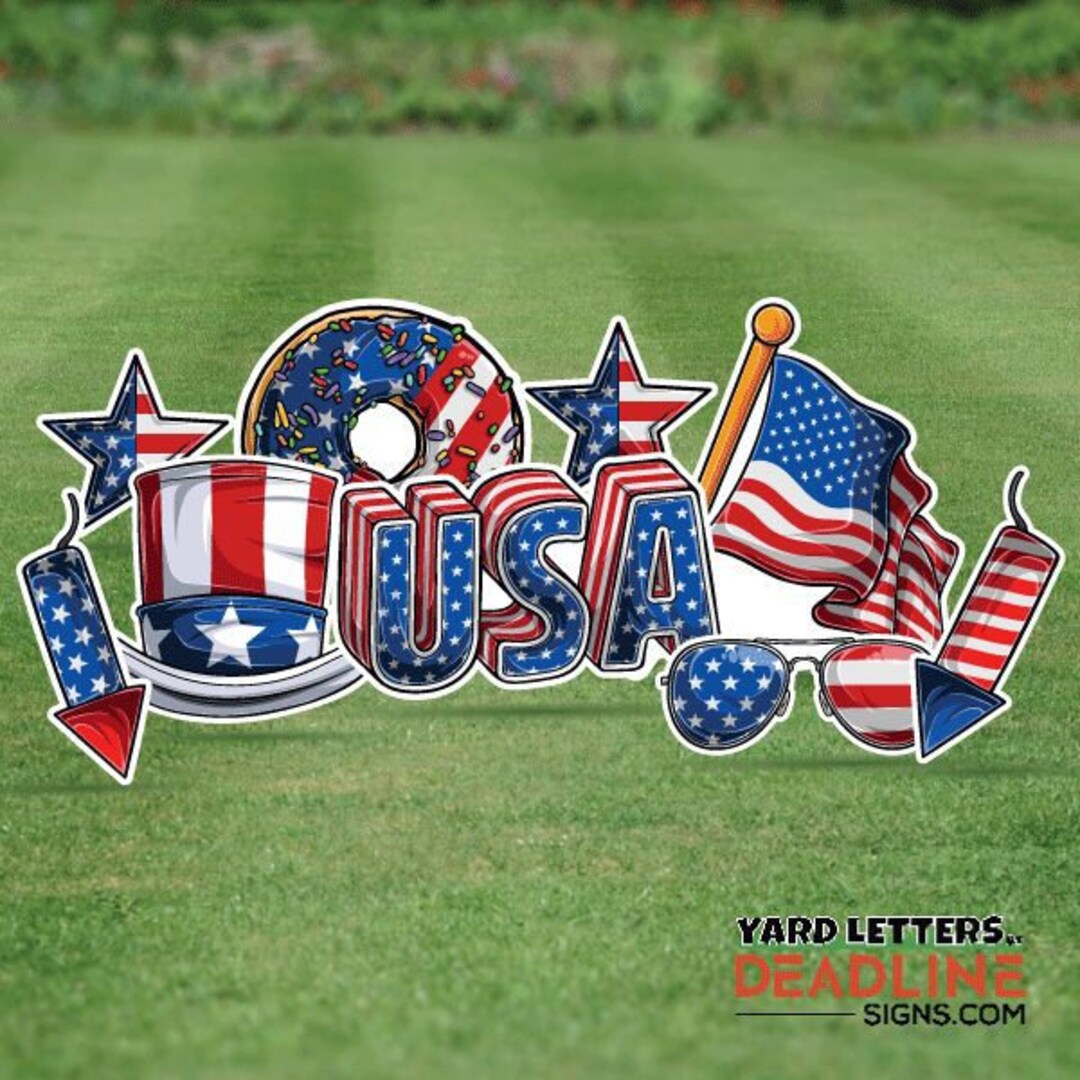 American Flag Theme - Half Sheet Bundle - 9 Piece Yard Card Set - Etsy American Flag Theme - Half Sheet Bundle - 9 Piece Yard Card Set - Etsy