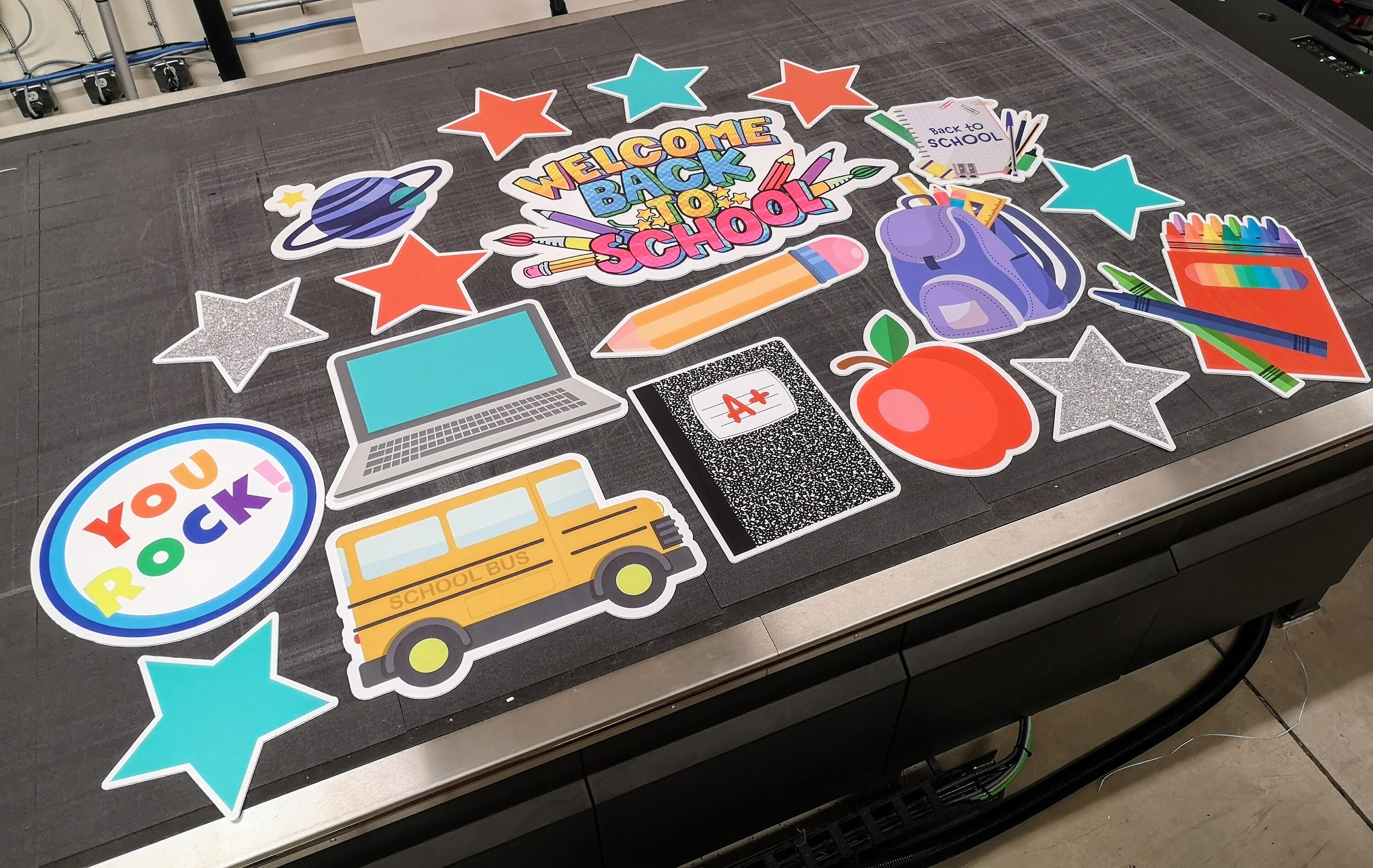 Welcome Back to School Full Sheet Bundle 20 Piece Yard | Etsy