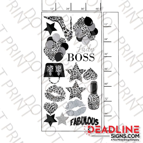 Cheetah Print Yard Sign - Etsy