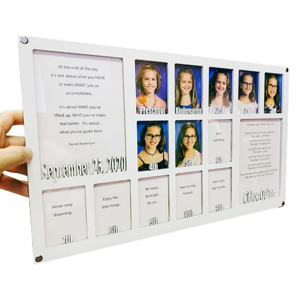 K 12 Picture Frame - Etsy