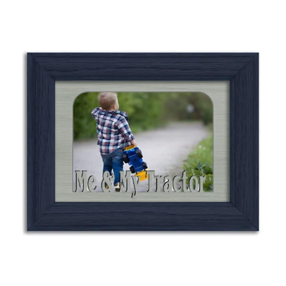 Me and My Tractor Tabletop Picture Frame - Holds 4x6 Photo - Multiple ...