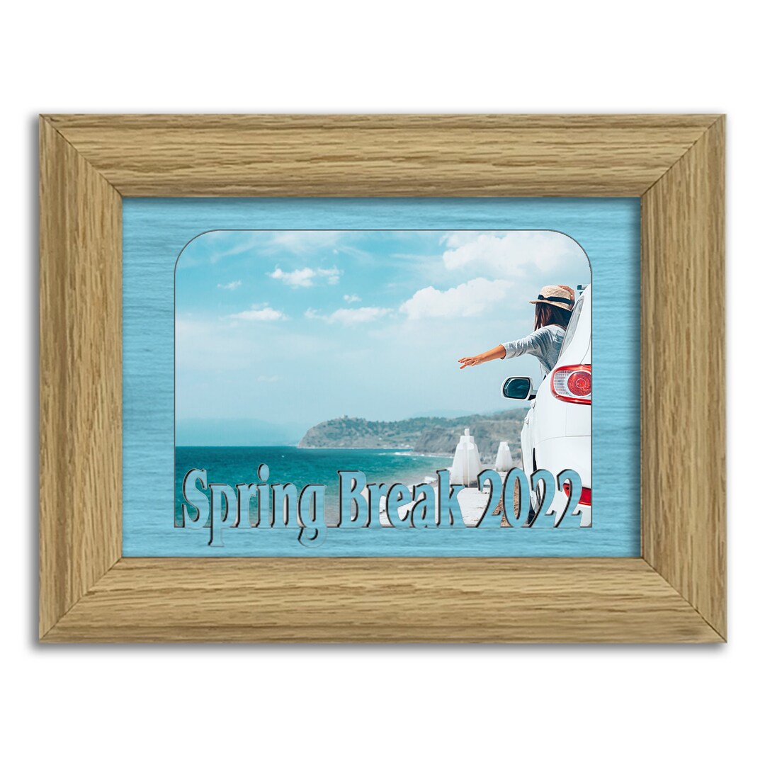 Spring Break Picture Frame - Beach Vacation, College Trip, Best Friends ...
