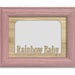 Rainbow Baby Newborn Picture Frame Nursery Decor Solid - Etsy