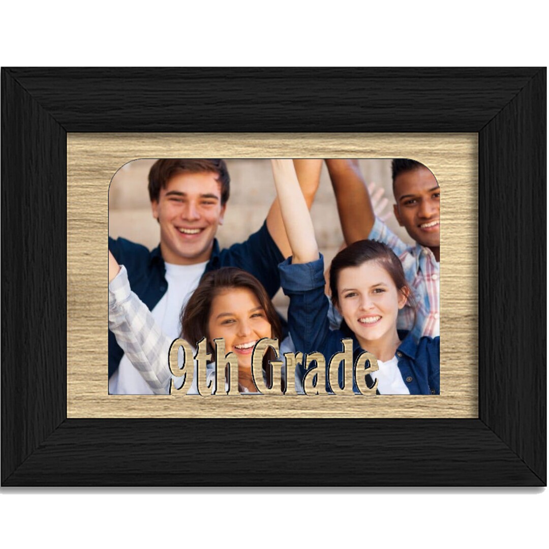 Personalized School Frame 9th Grade Picture Frame - Holds 4x6 Photo ...