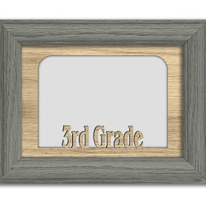 3rd Grade Picture Frame Holds 4x6 Photo Multiple Color - Etsy