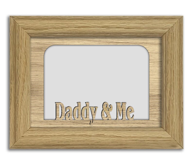 Daddy and Me Tabletop Picture Frame - Holds 4x6 Photo - Multiple Color ...