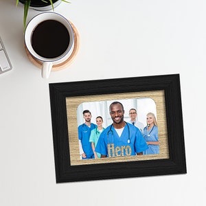 Hero Picture Frame - Holds 4x6 Photo - Multiple Color Options - Etsy