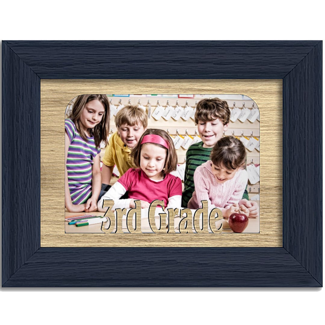 3rd Grade Picture Frame Holds 4x6 Photo Multiple Color - Etsy