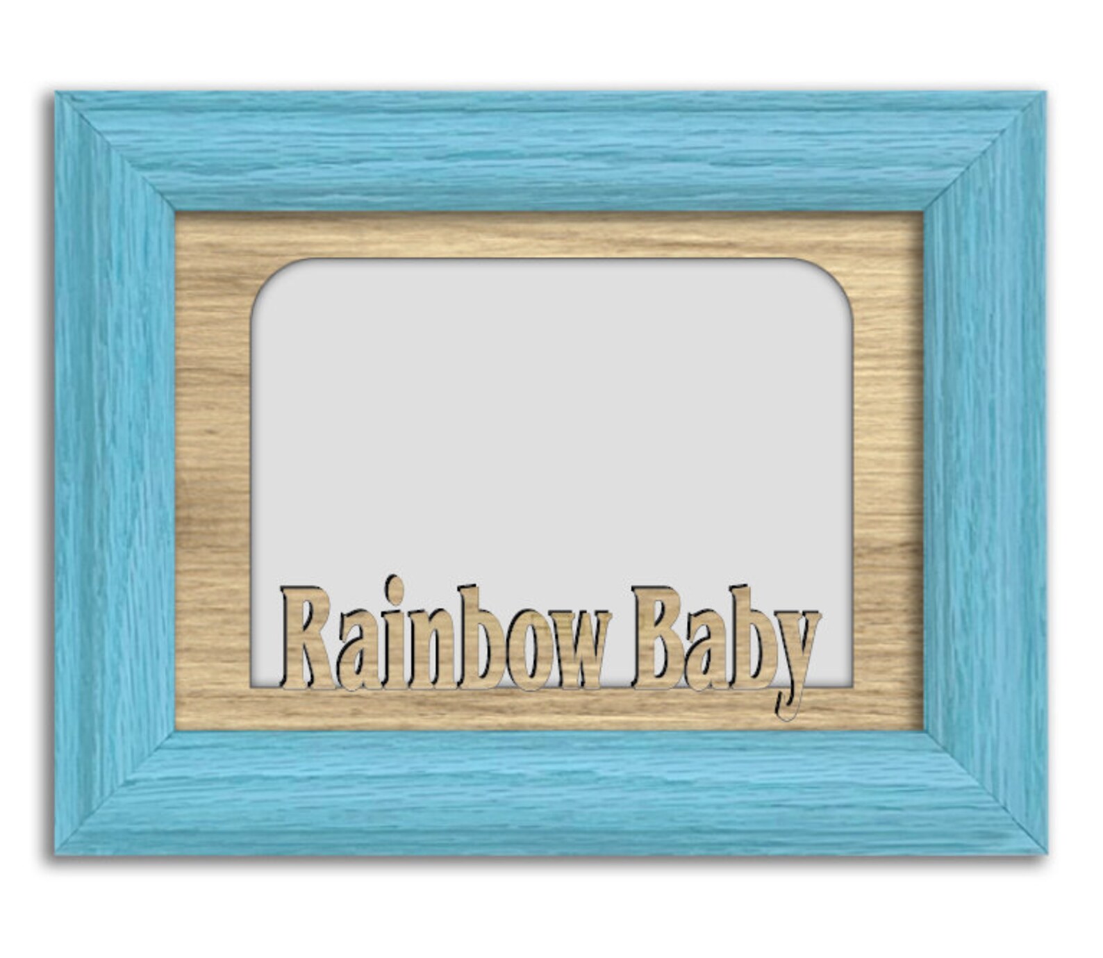 Rainbow Baby Newborn Picture Frame Nursery Decor Solid - Etsy