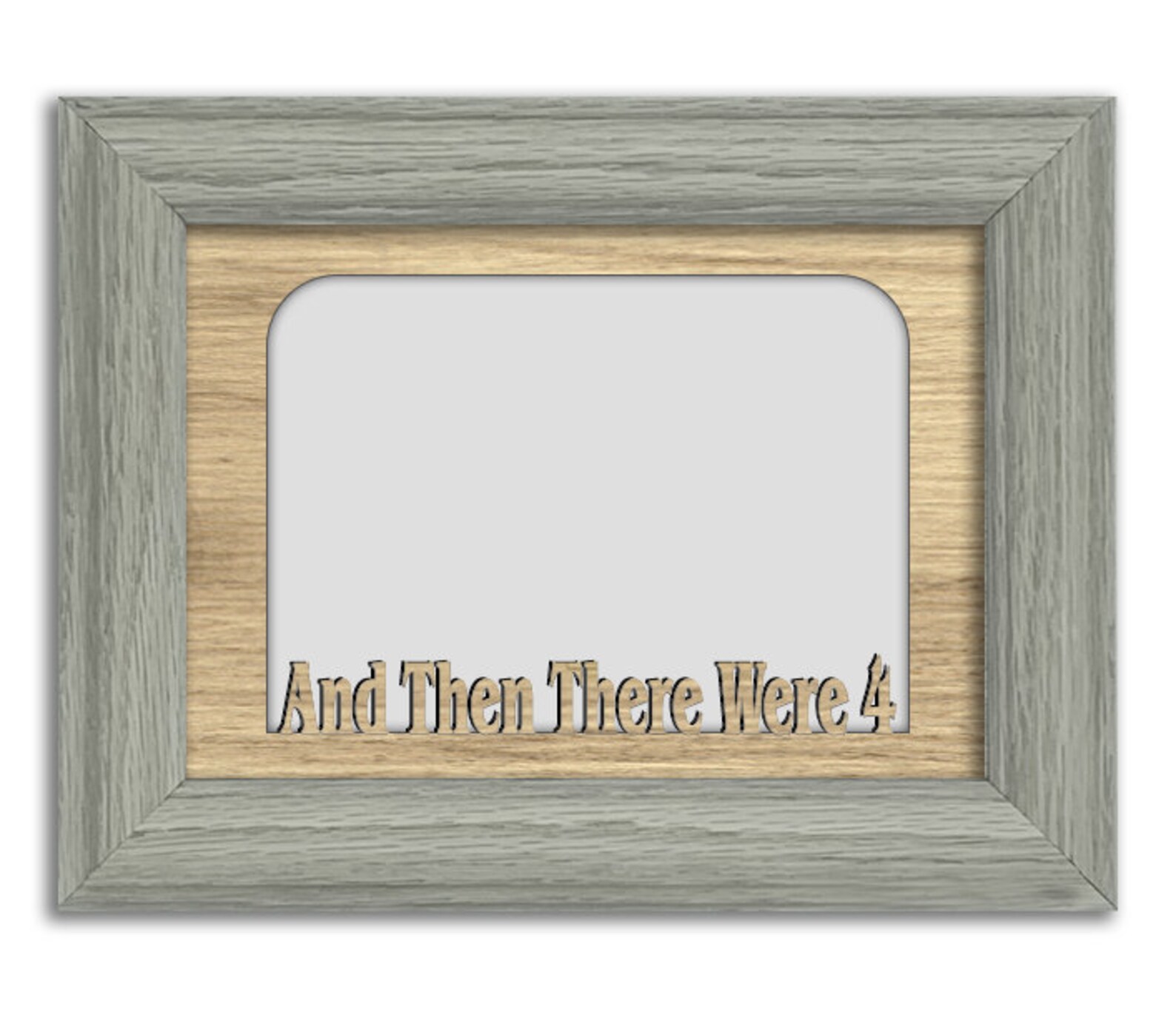 And Then There Were 4 | Baby First Picture Frame | Home Decor | Family ...