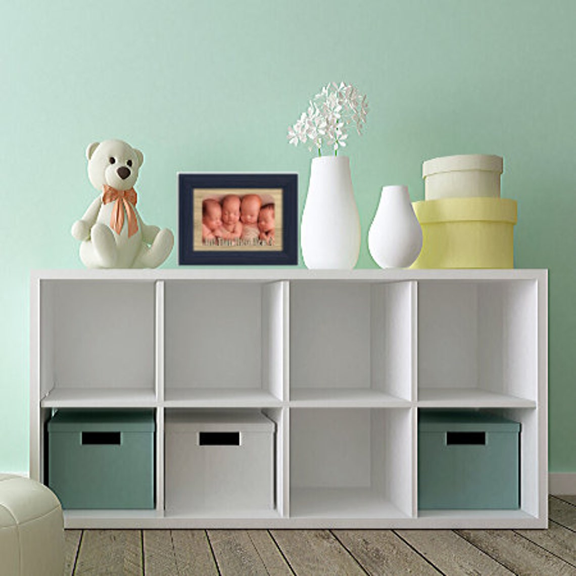 And Then There Were 4 | Baby First Picture Frame | Home Decor | Family ...