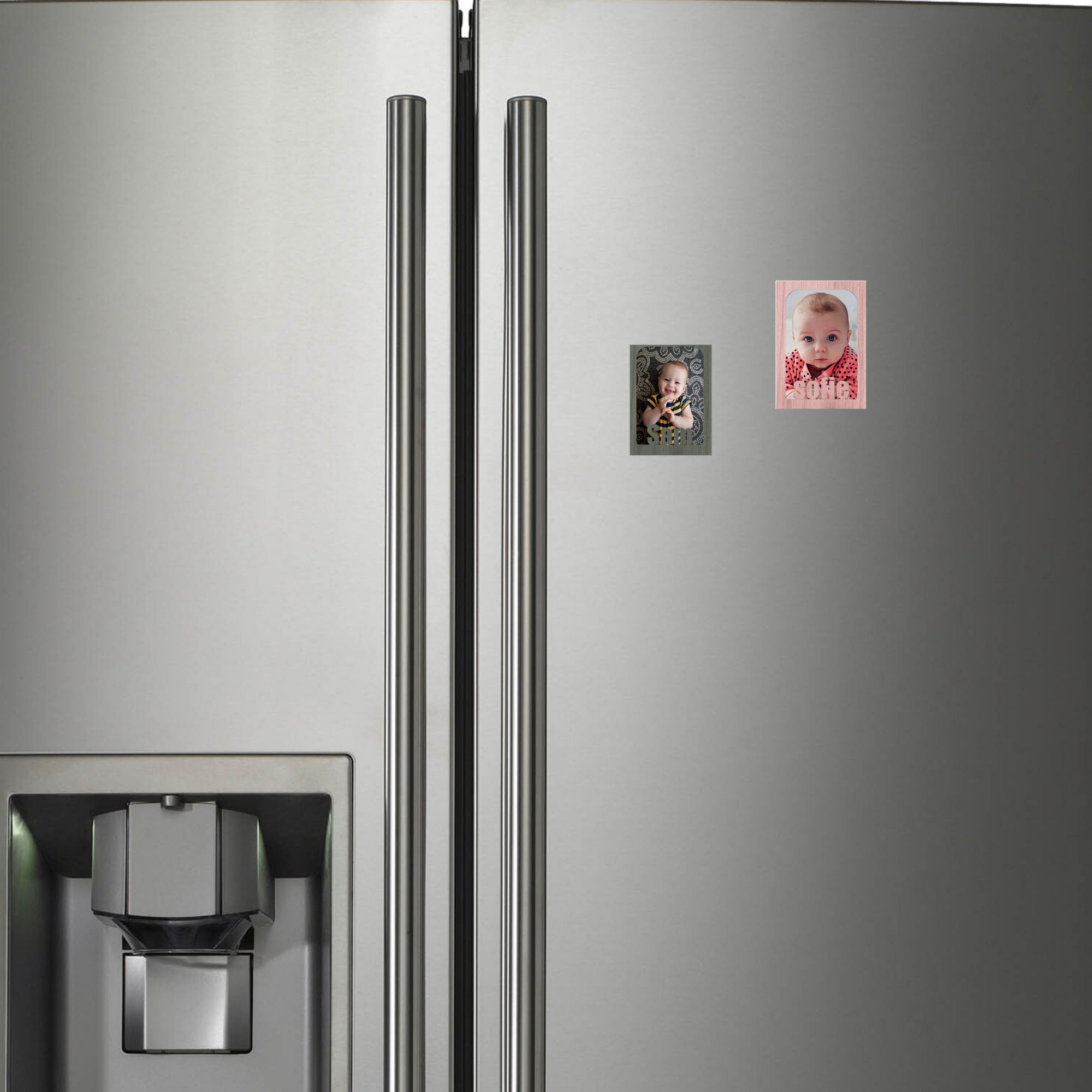 Magnet Photo Frame Personalized With Any Name 10 Color - Etsy