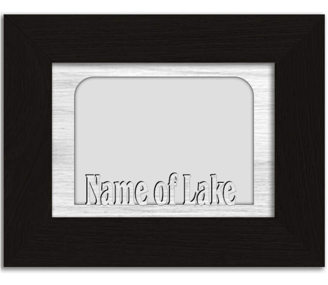 Personalized Lake | Hometown City Picture Frame | Vacation, Travel ...