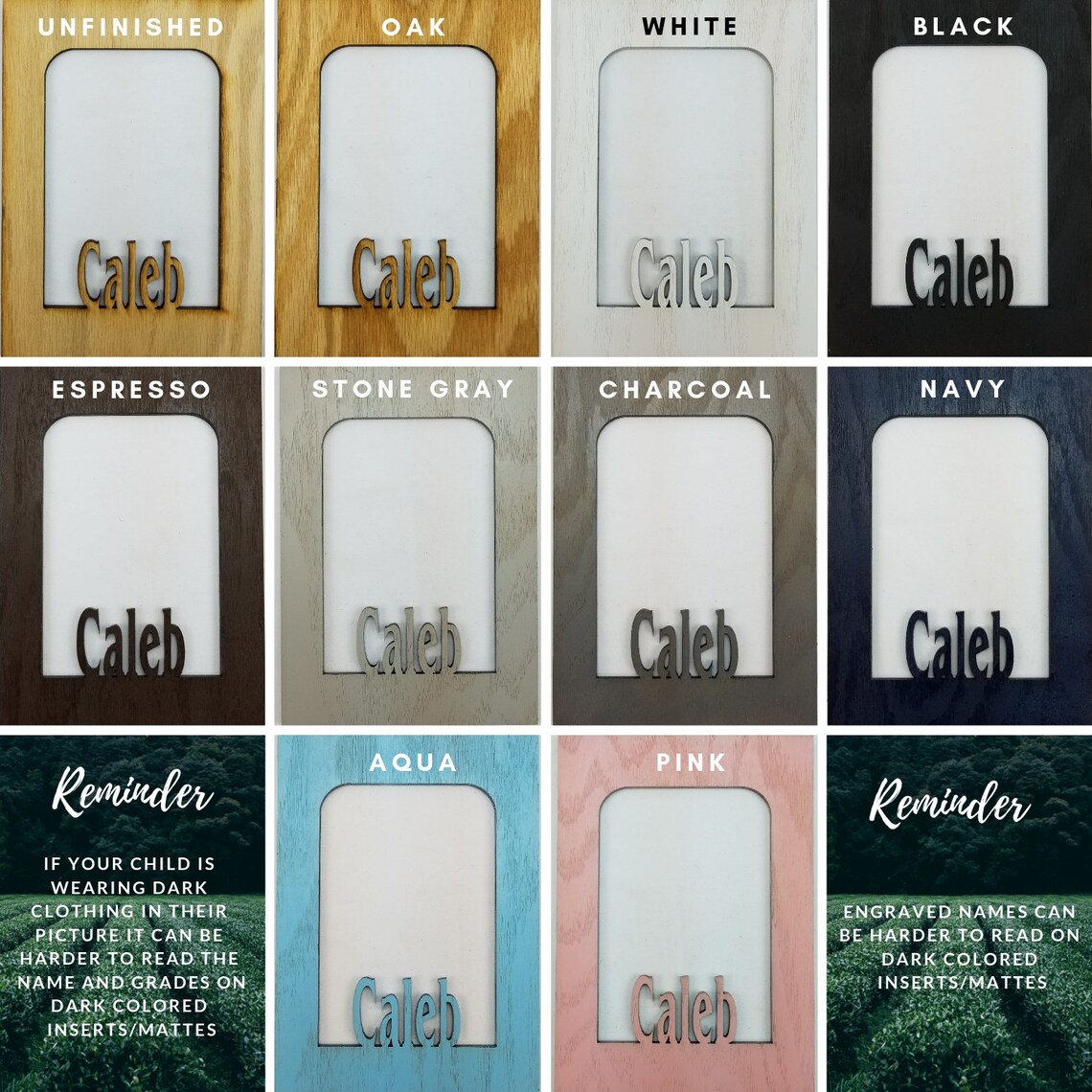 Kayaking Tabletop Picture Frame - Holds 4x6 Photo - Multiple Color ...