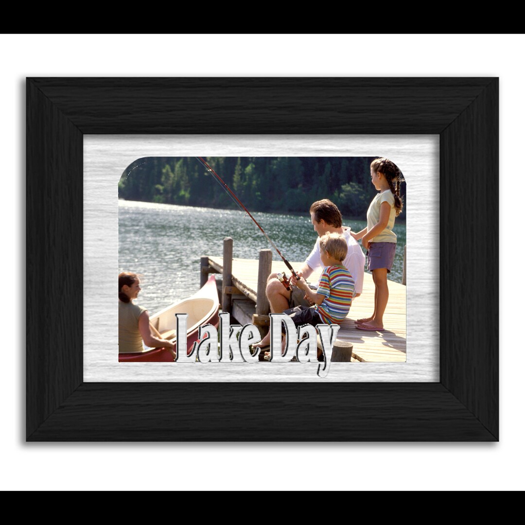 Lake Day| Hometown City Picture Frame | Vacation, Travel, Family ...