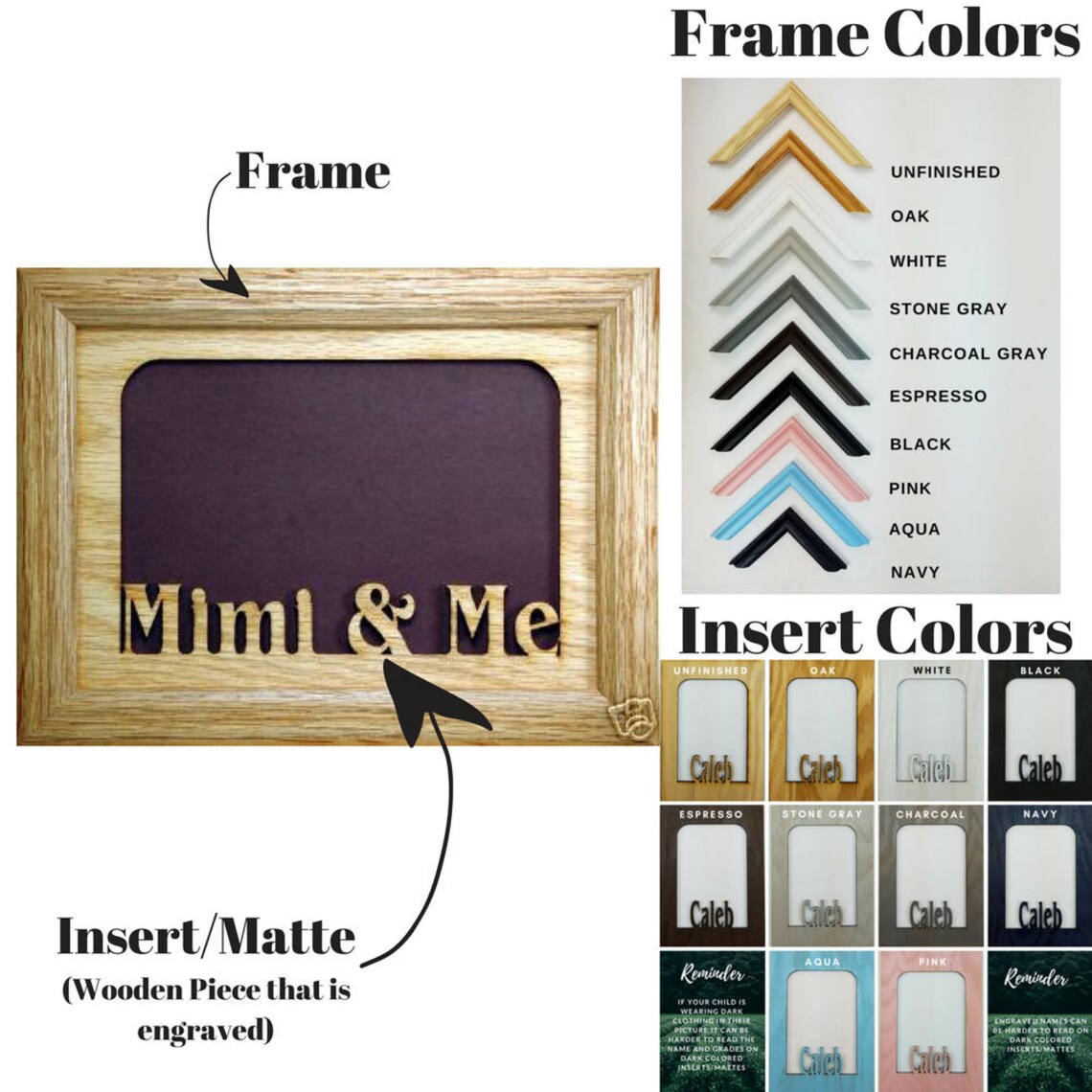 School Years Picture Frame Personalized With Any Name 10 - Etsy