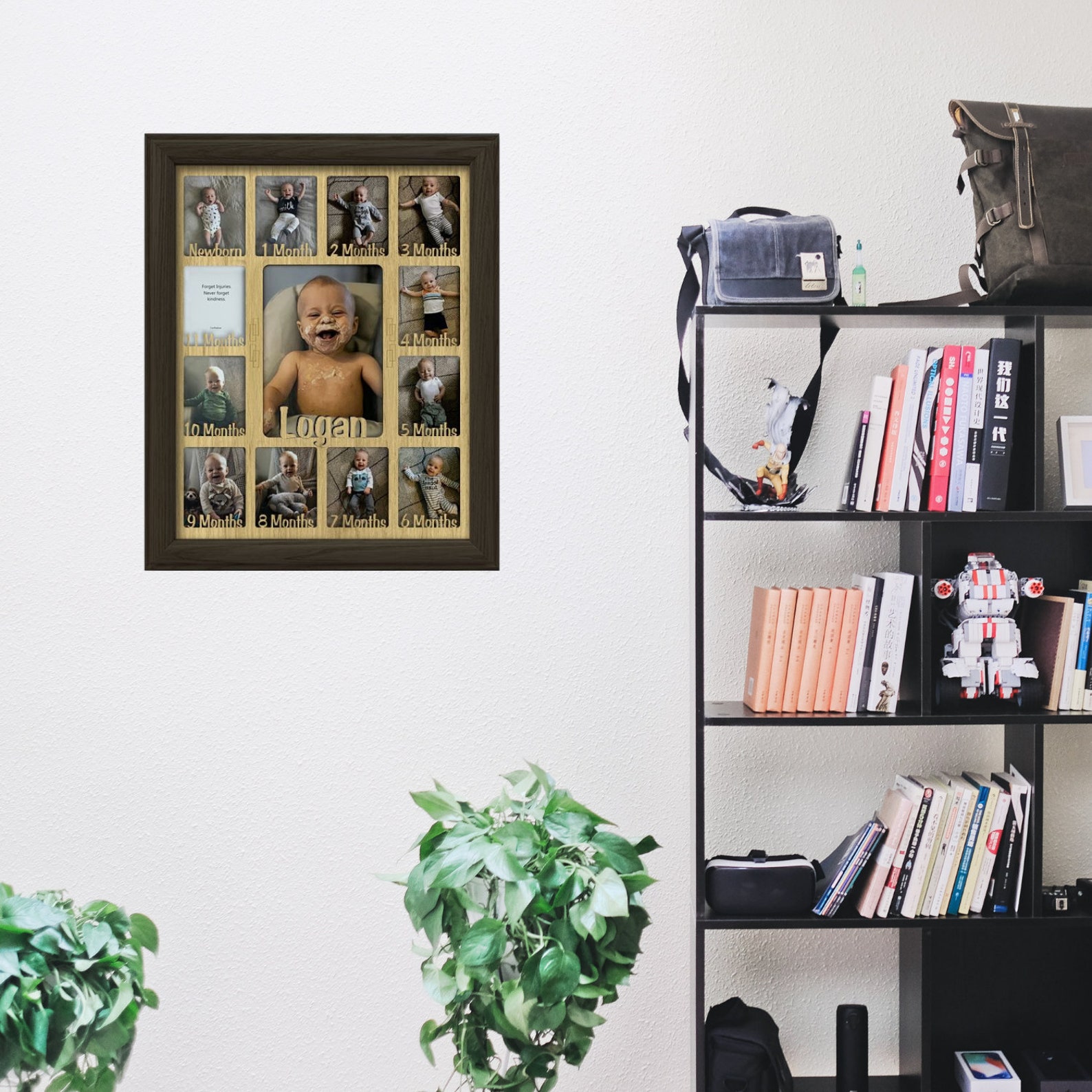 Baby First Year Personalized Frame Holds Twelve 2.5 X - Etsy