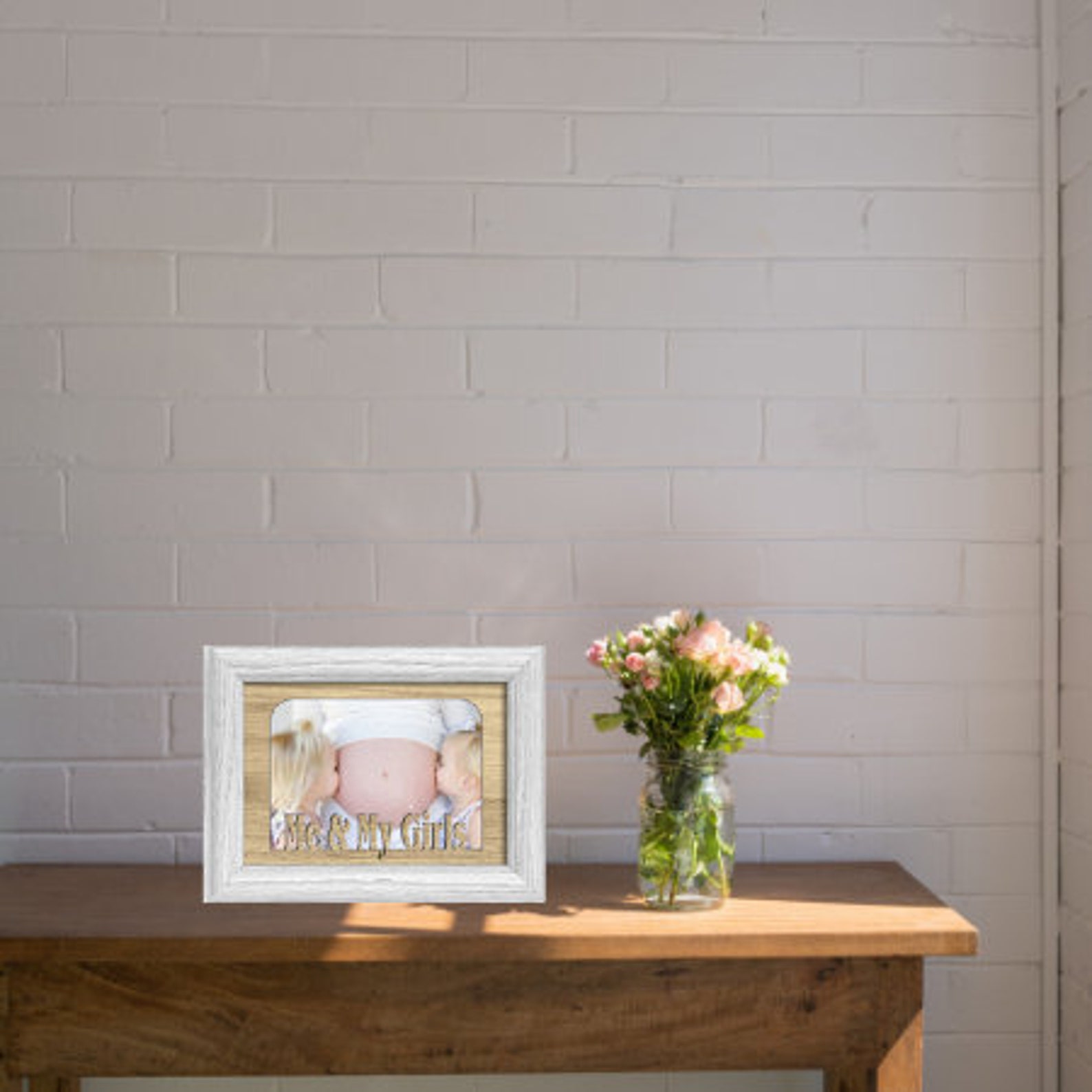 Me and My Girls Tabletop Picture Frame Holds 4x6 Photo - Etsy