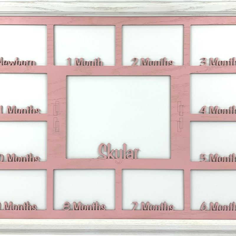 1 Year Frame Baby Girl - Etsy