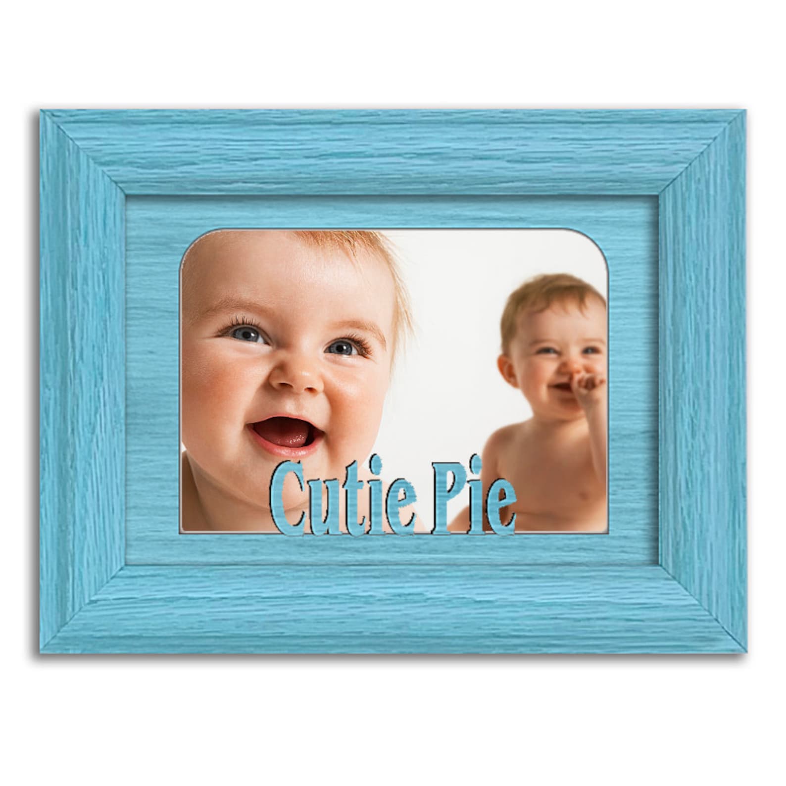Cutie Pie Tabletop Picture Frame - Holds 4x6 Photo - Multiple Color ...