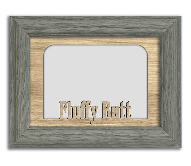 Fluffy Butt Tabletop Picture Frame Pet Photo Frame Holds - Etsy
