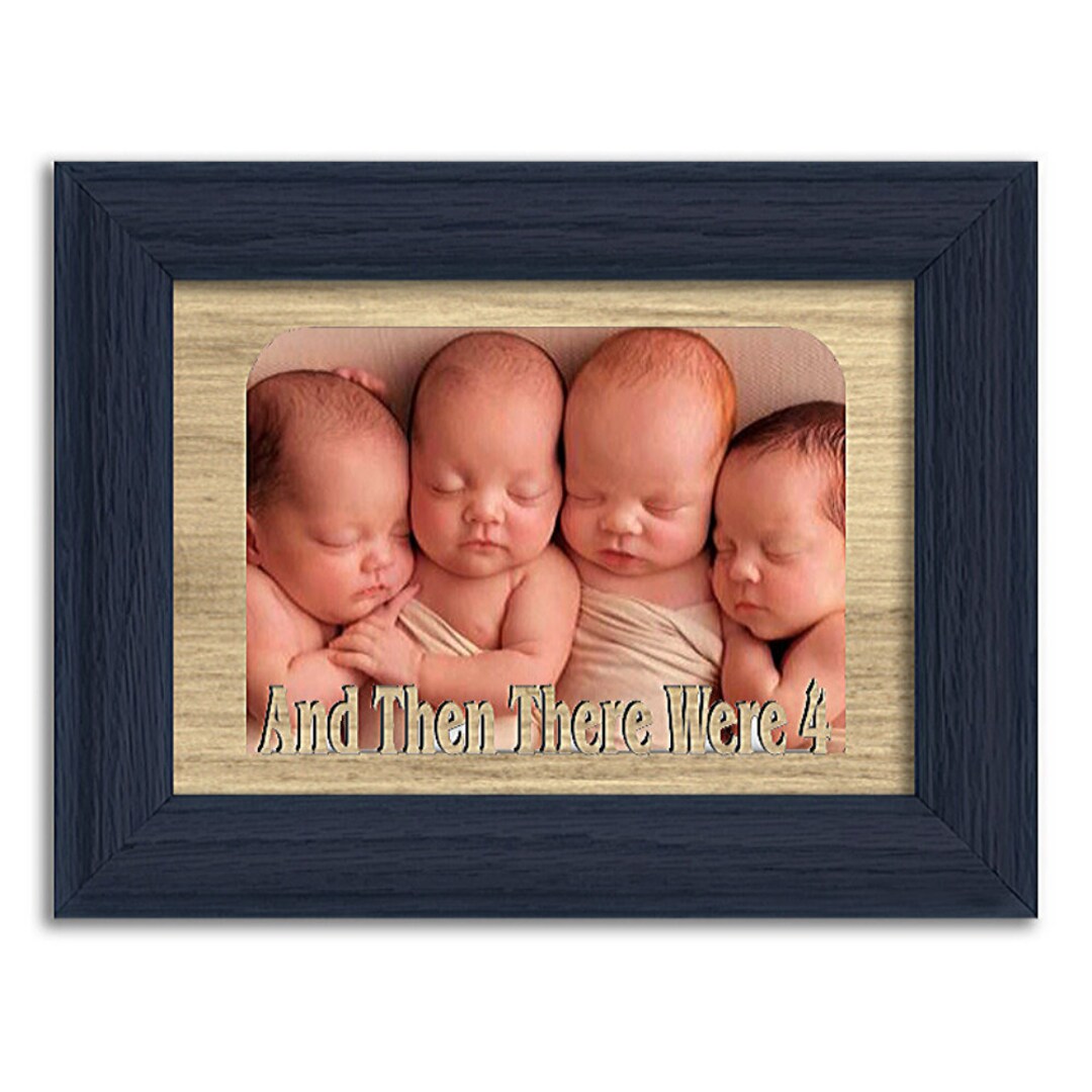 And Then There Were 4 | Baby First Picture Frame | Home Decor | Family ...