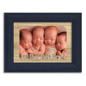 And Then There Were 4 | Baby First Picture Frame | Home Decor | Family ...