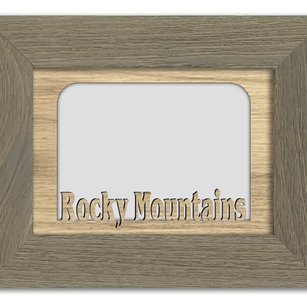 Rocky Mountains Picture Frame - Etsy