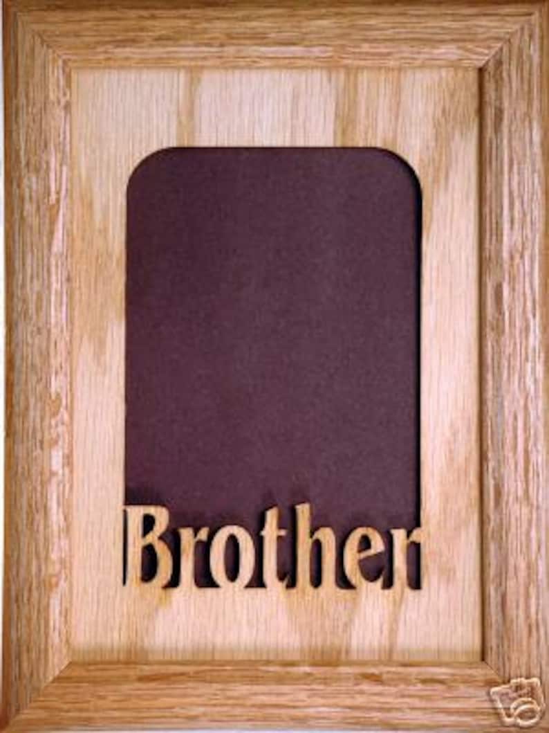 Brother Tabletop Picture Frame Holds 4x6 Photo Multiple | Etsy