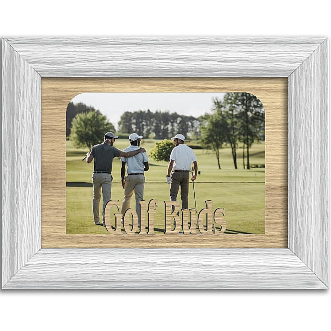 Golf Buds Picture Frame - Holds 4x6 Photo - Multiple Color Options ...
