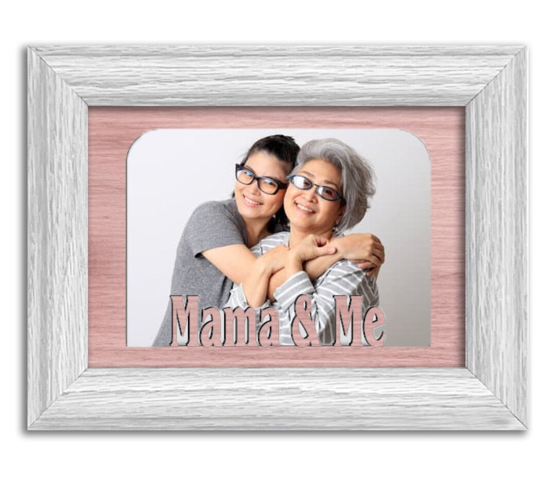 Mama & Me Tabletop Picture Frame - Holds 4x6 Photo - Multiple Color ...