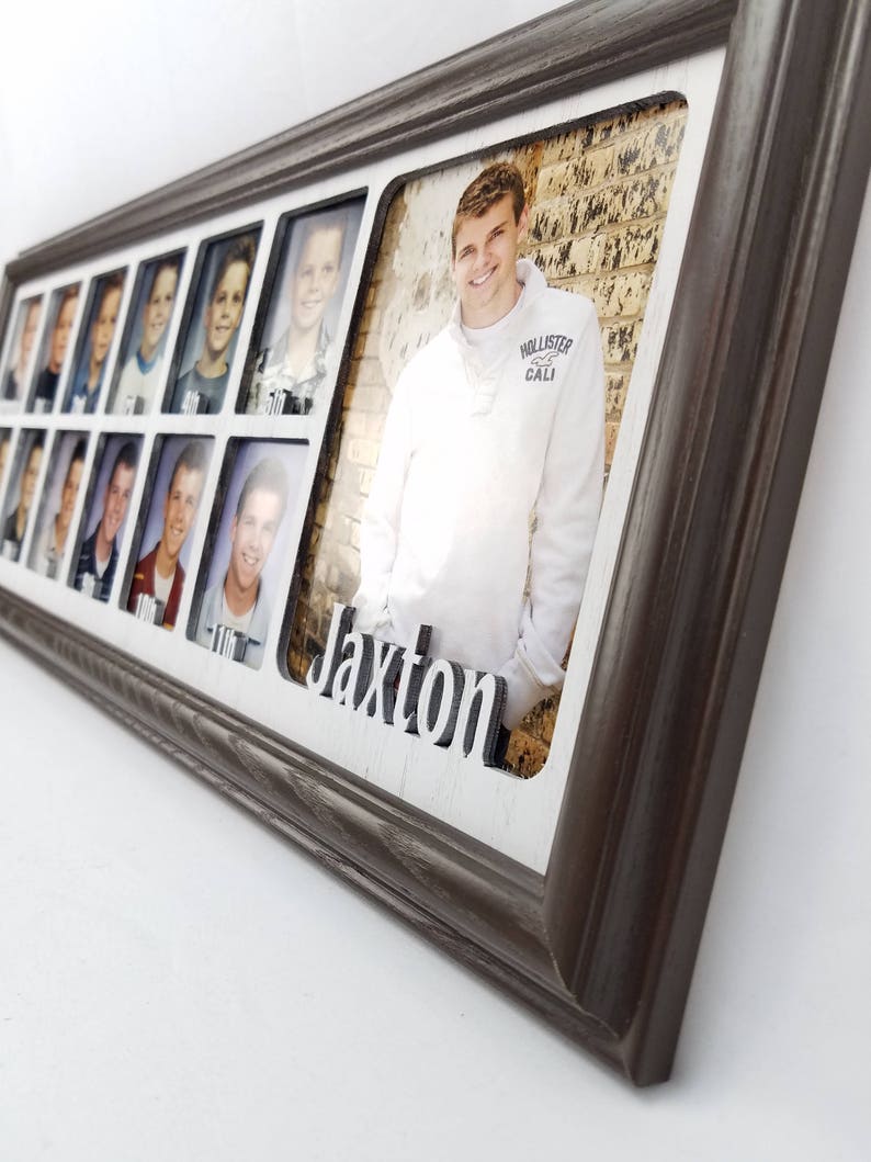 School Years Picture Frame Personalized Holds Twelve - Etsy